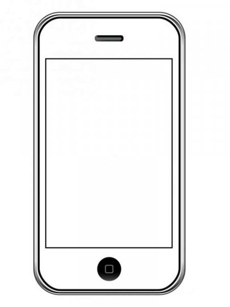 IPhone coloring pages
