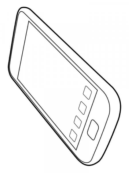 IPhone coloring pages