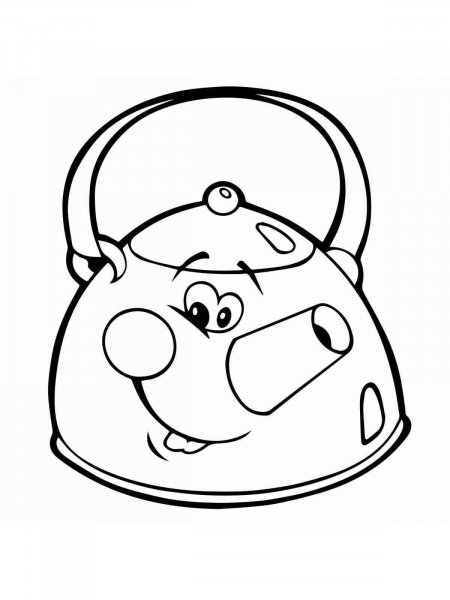 Kettle coloring pages