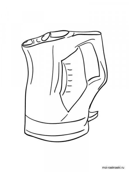 Kettle coloring pages