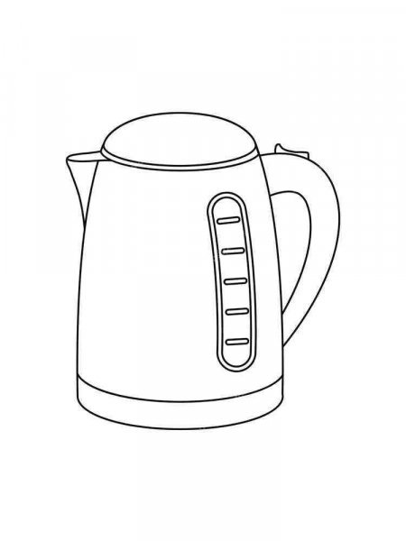 Kettle coloring pages