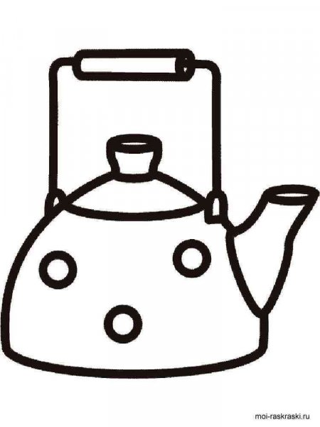 Kettle coloring pages