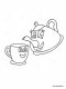 Kettle coloring pages