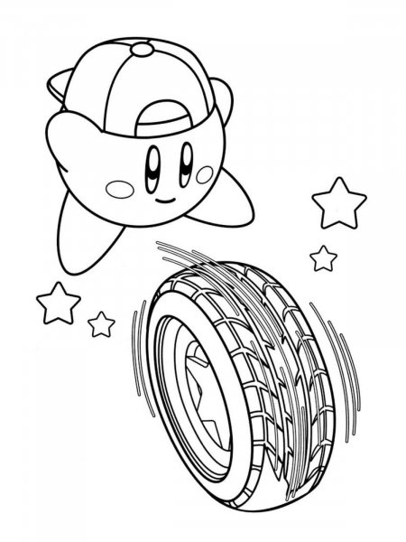 Kirby coloring pages
