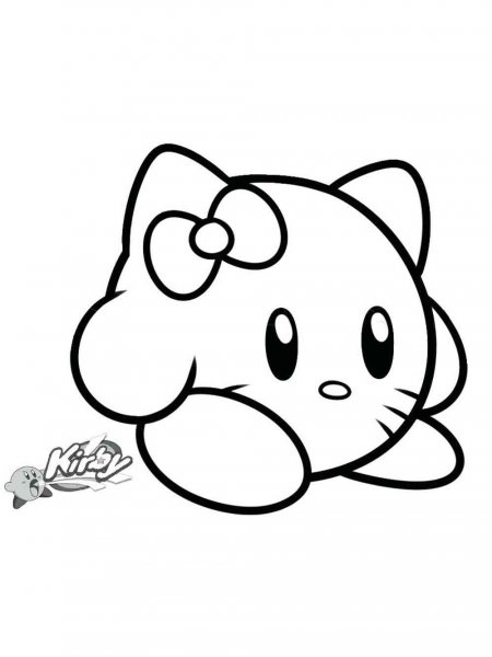 Kirby coloring pages