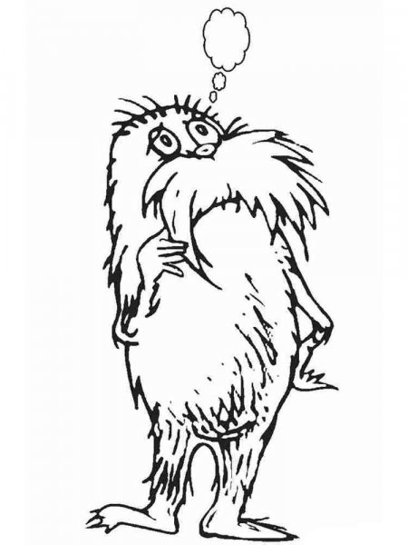 Lorax coloring pages