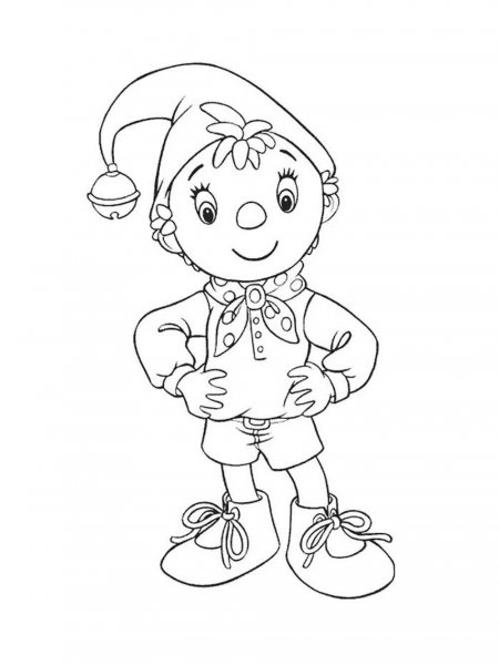 Noddy coloring pages