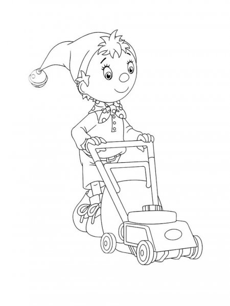 Noddy coloring pages