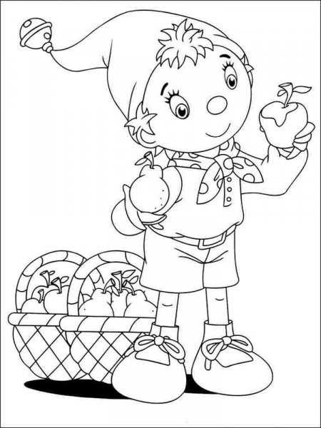 Noddy coloring pages