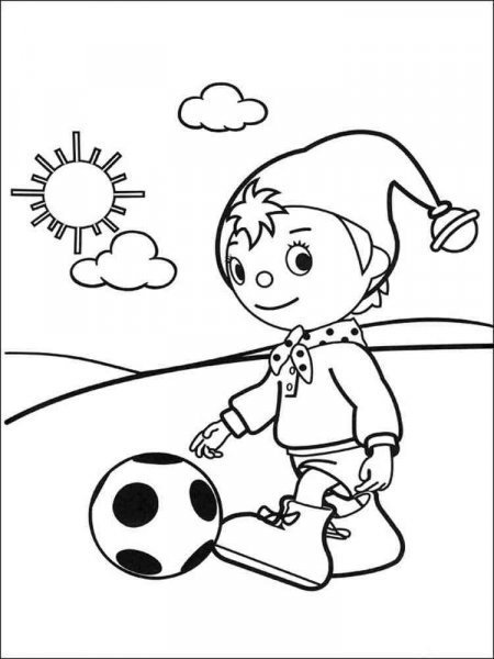 Noddy coloring pages