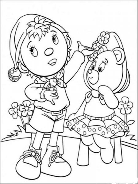 Noddy coloring pages