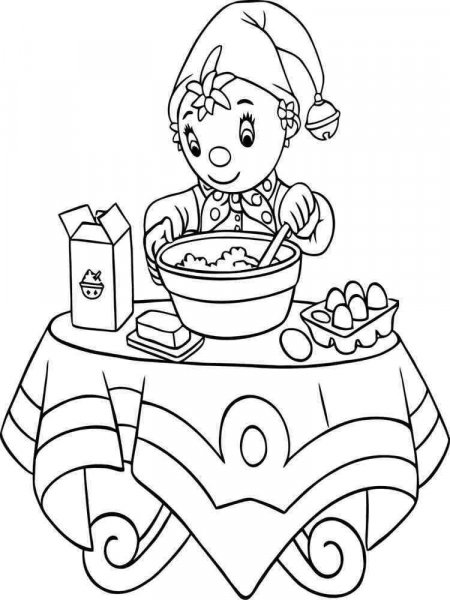 Noddy coloring pages