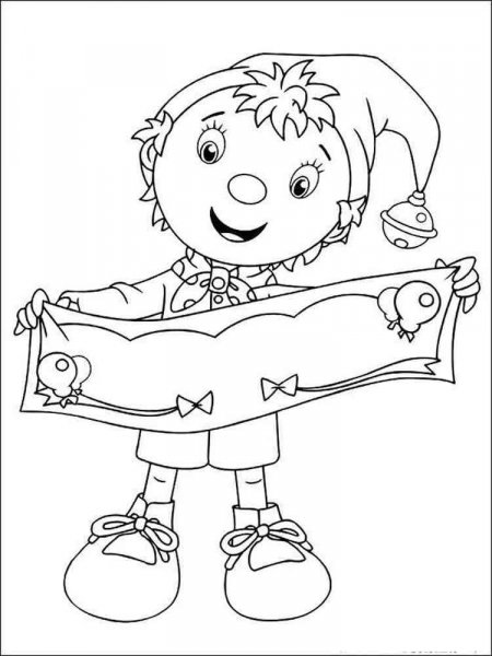 Noddy coloring pages