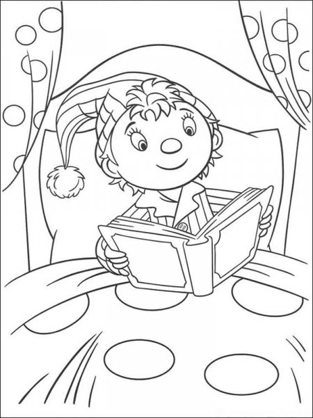 Noddy coloring pages