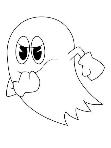Pacman coloring pages
