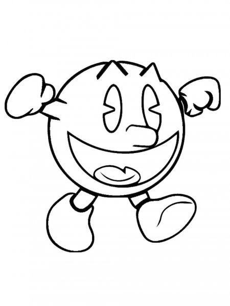 Pacman coloring pages