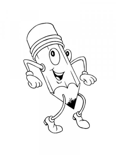 Pencil coloring pages