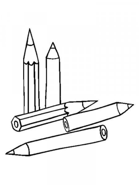 Pencil coloring pages