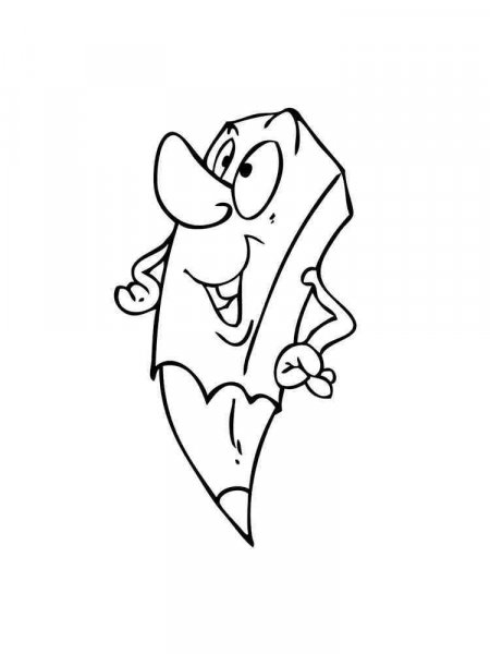 Pencil coloring pages