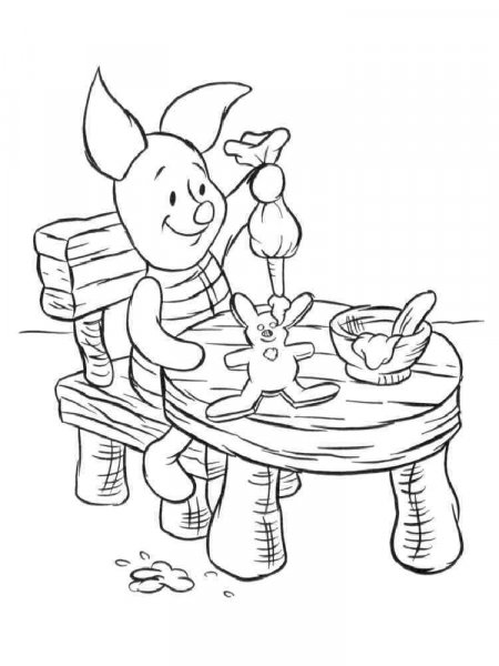 Piglet coloring pages