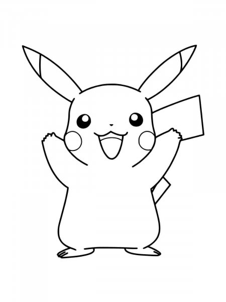 Pikachu coloring pages
