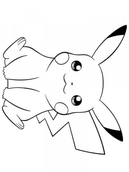 Pikachu coloring pages