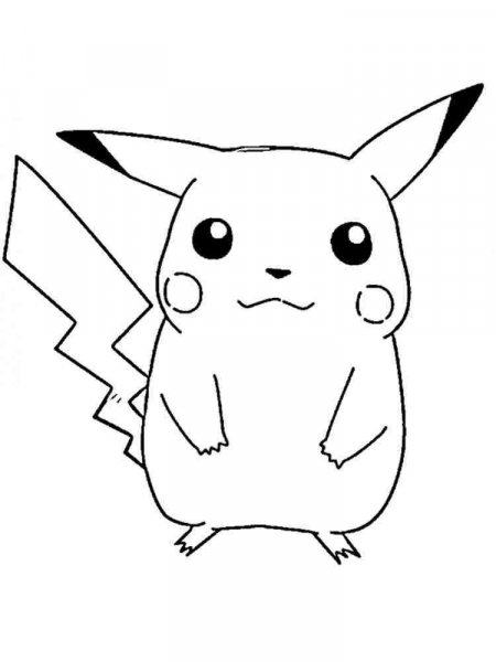 Pikachu coloring pages