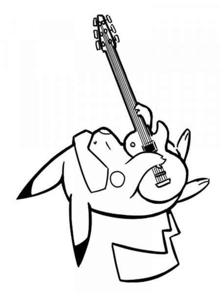 Pikachu coloring pages