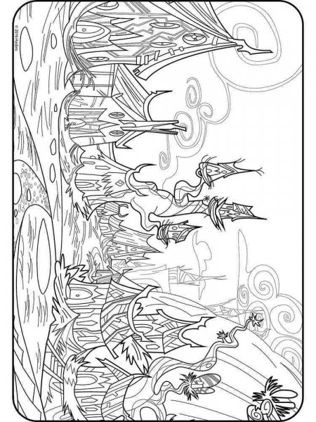 Ponyville coloring pages