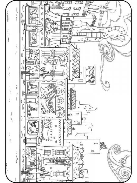 Ponyville coloring pages