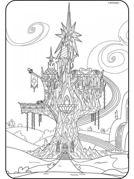 Ponyville coloring pages