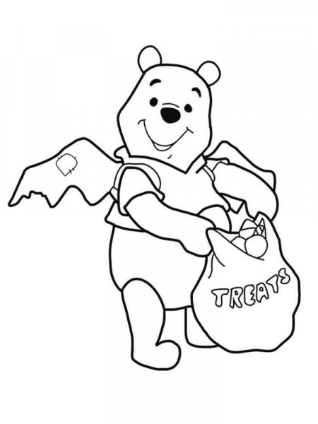 Pooh Bear coloring pages