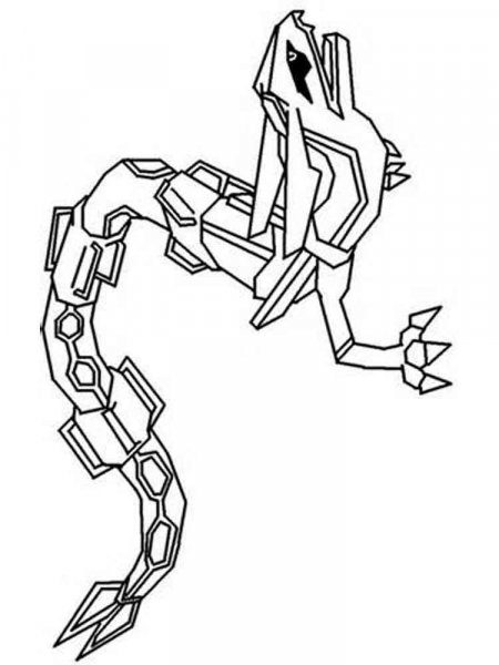 Rayquaza coloring pages