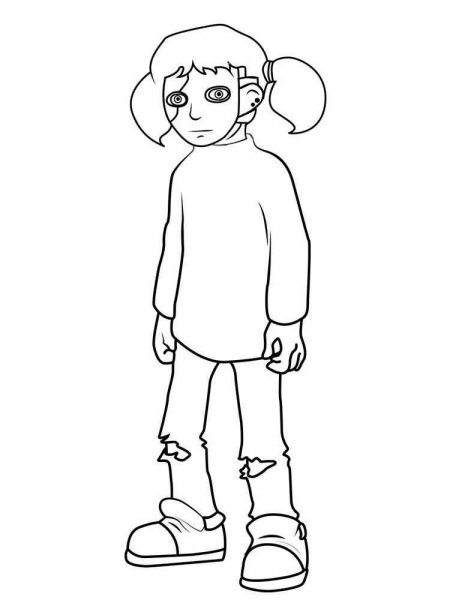 Sally Face coloring pages