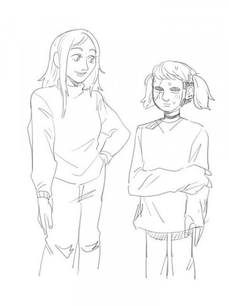 Sally Face coloring pages