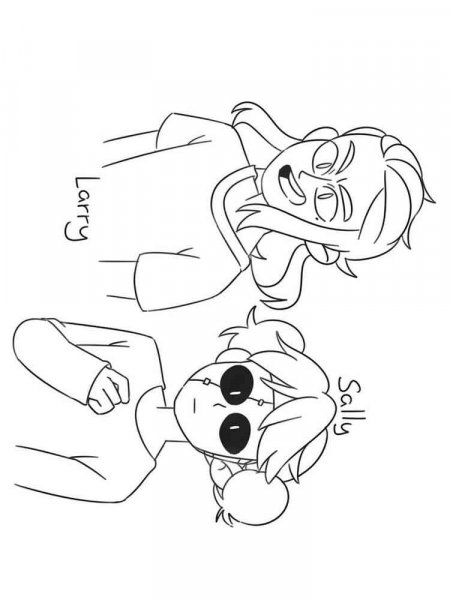 Sally Face coloring pages
