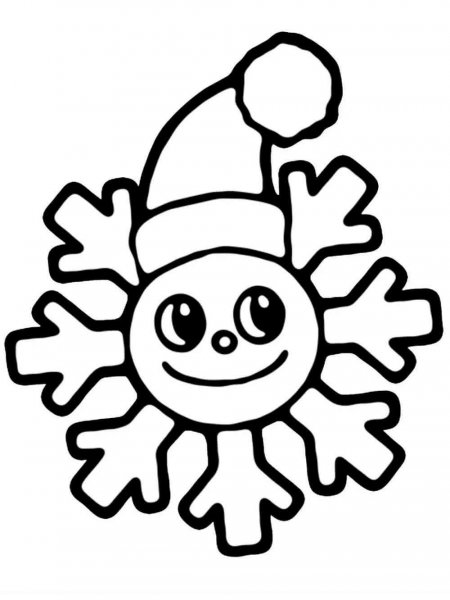 Snowflake coloring pages