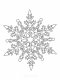 Snowflake coloring pages
