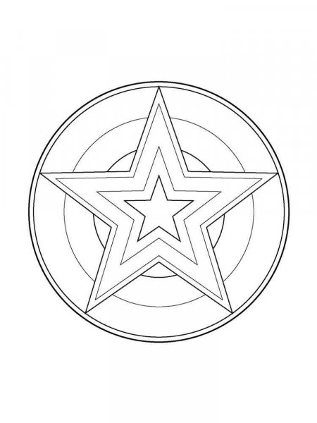 Star coloring pages