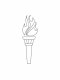Torch coloring pages