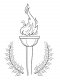 Torch coloring pages