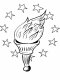 Torch coloring pages