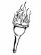 Torch coloring pages