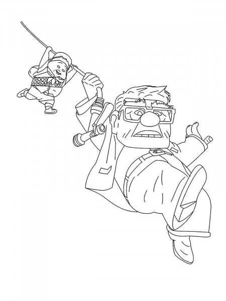 Up coloring pages