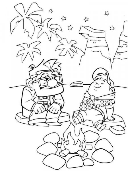 Up coloring pages