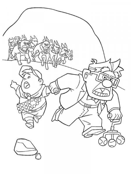 Up coloring pages