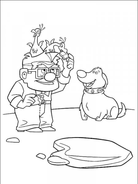Up coloring pages