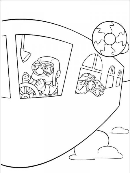 Up coloring pages