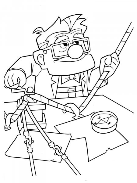 Up coloring pages