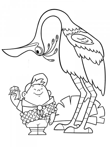 Up coloring pages